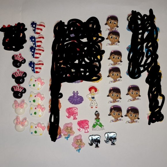 Disney | Other | 3 Resin Disney Bow Centers Cabochons Crafts | Poshmark
